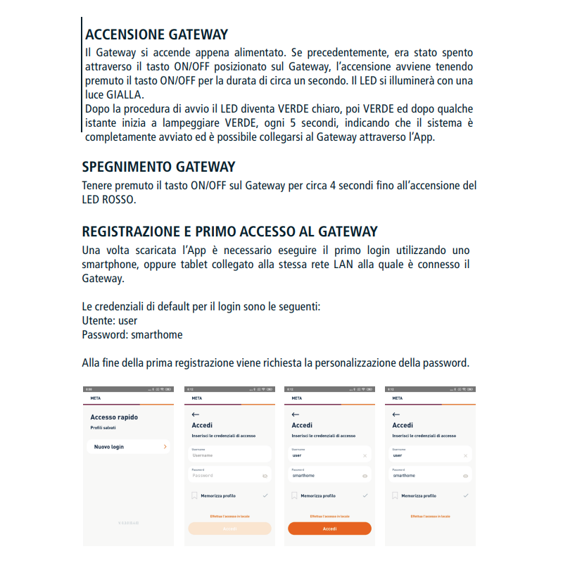CENTRALINA DOMOTICA META HOME GATEWAY